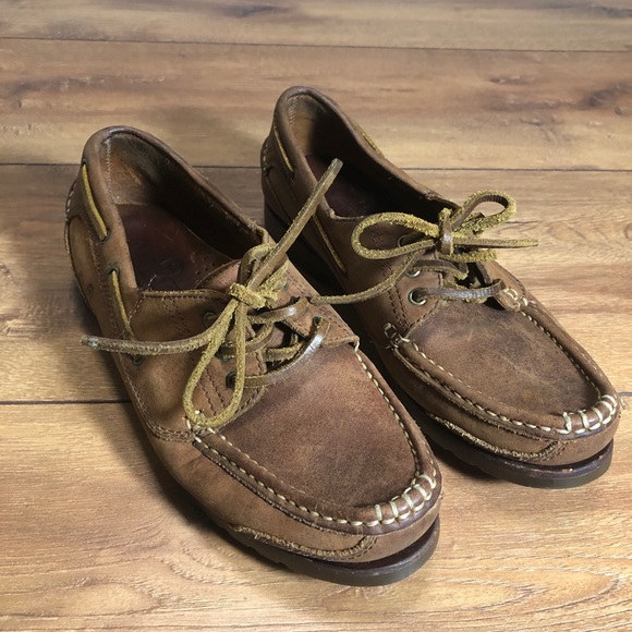 Sebago | Shoes | Vintage Sebago Leather Boatshoes | Poshmark
